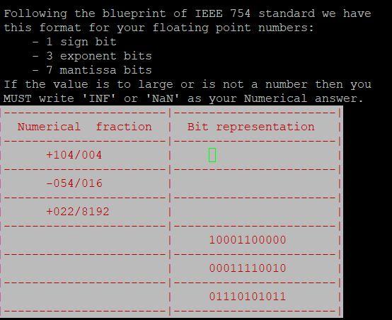 Solved By using the blueprint IEEE 754 standard with the | Chegg.com
