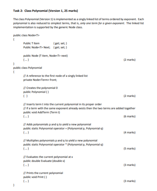 A univariate polynomial (.e. a polynomial of one | Chegg.com