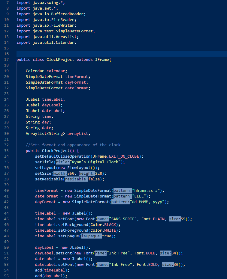 How can I implement a Stopwatch in this code that | Chegg.com