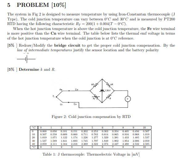 Solved 5 PROBLEM (10%) The system in Fig 2 is designed to | Chegg.com