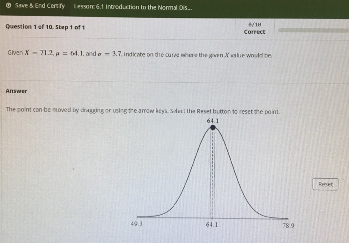 Solved O Save & End Certify Lesson:6.1 Introduction to the | Chegg.com