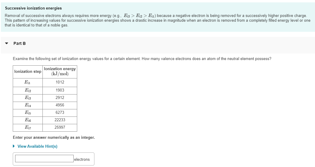 Solved Based on position in the periodic table and electron | Chegg.com