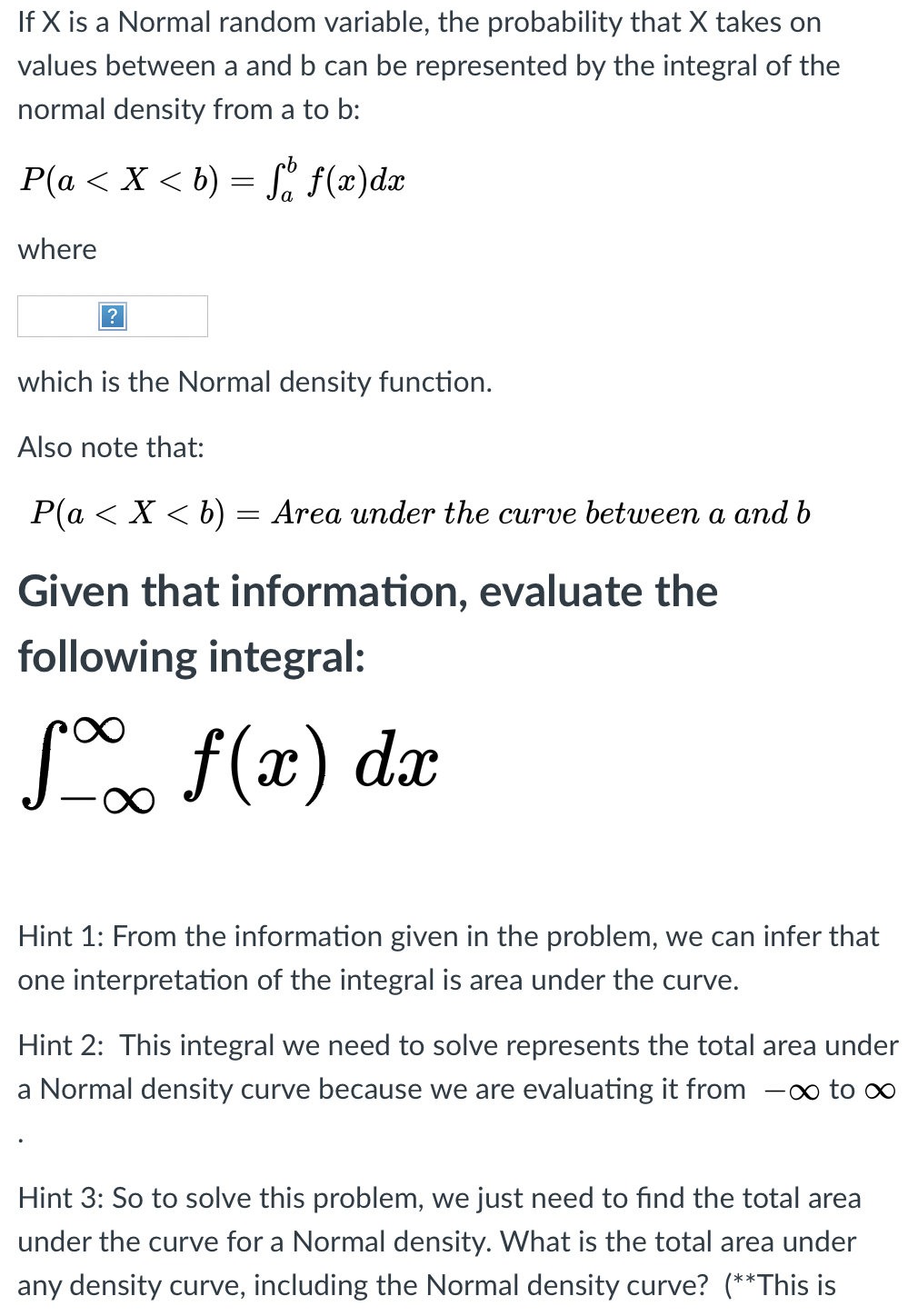 Solved If X is a Normal random variable, the probability | Chegg.com