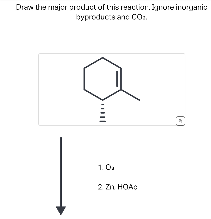 Solved Draw the major product of this reaction. Ignore | Chegg.com