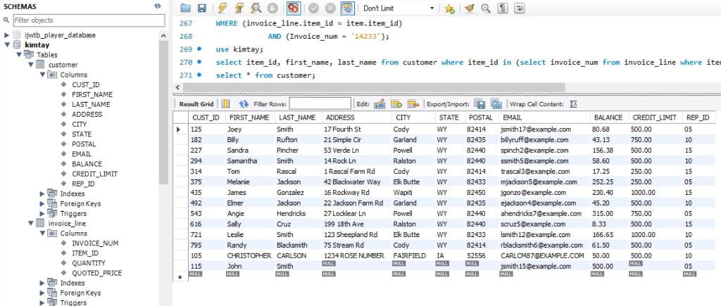 Solved Database: Chapter 5 Assignment 5 Joining tables | Chegg.com