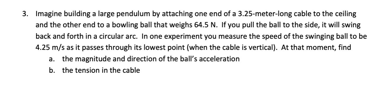 Solved 3. Imagine building a large pendulum by attaching one | Chegg.com