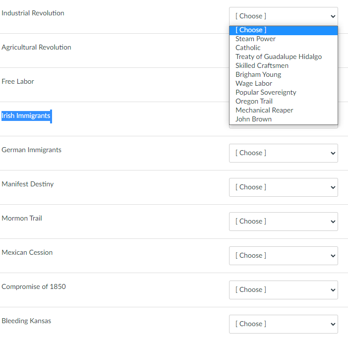 Solved Match each closely related word, and use drop-down | Chegg.com
