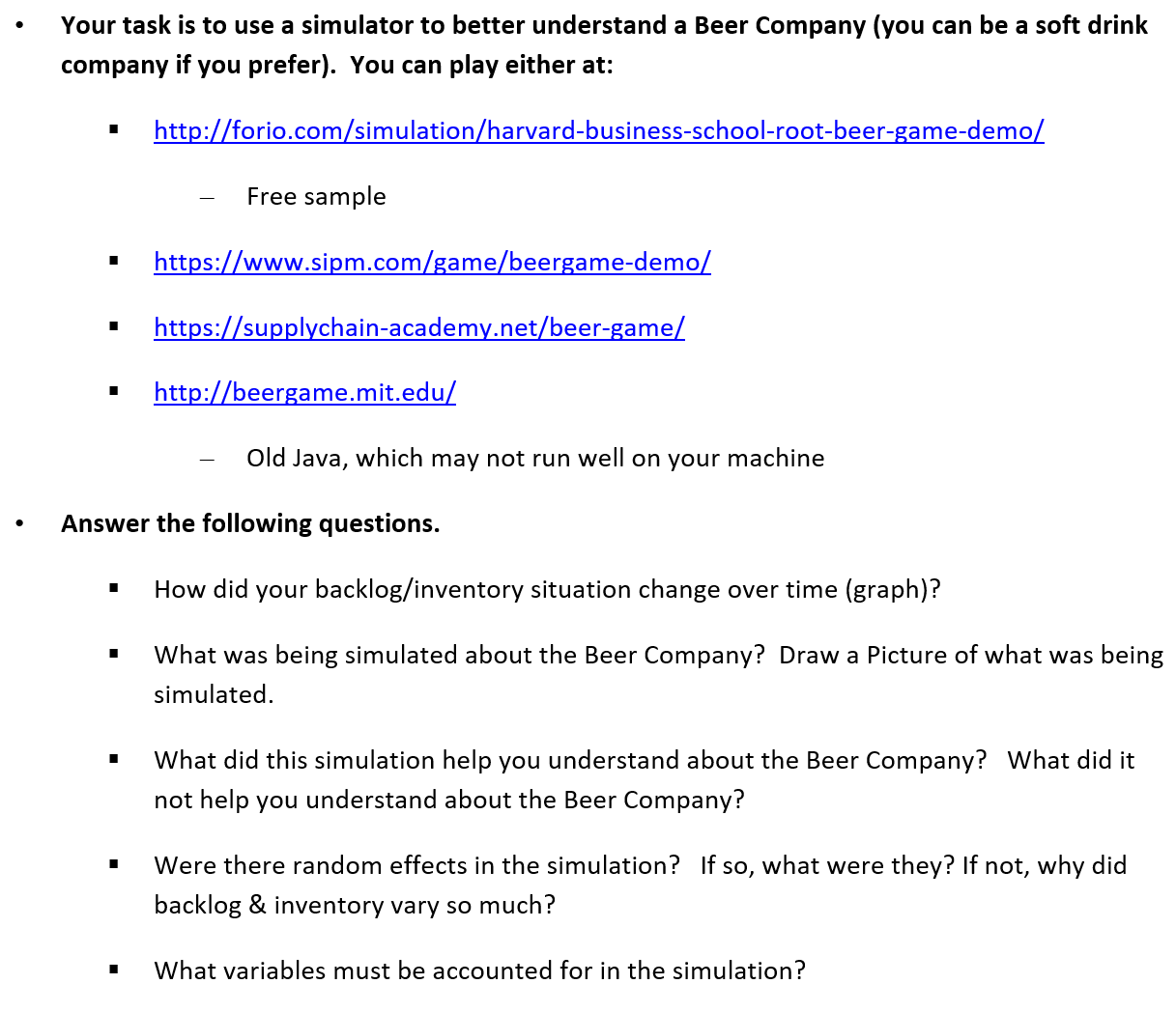Solved Your task is to use a simulator to better understand | Chegg.com