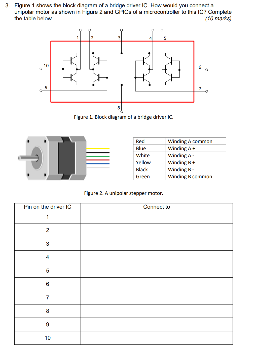 Solved 3. Figure 1 shows the block diagram of a bridge | Chegg.com