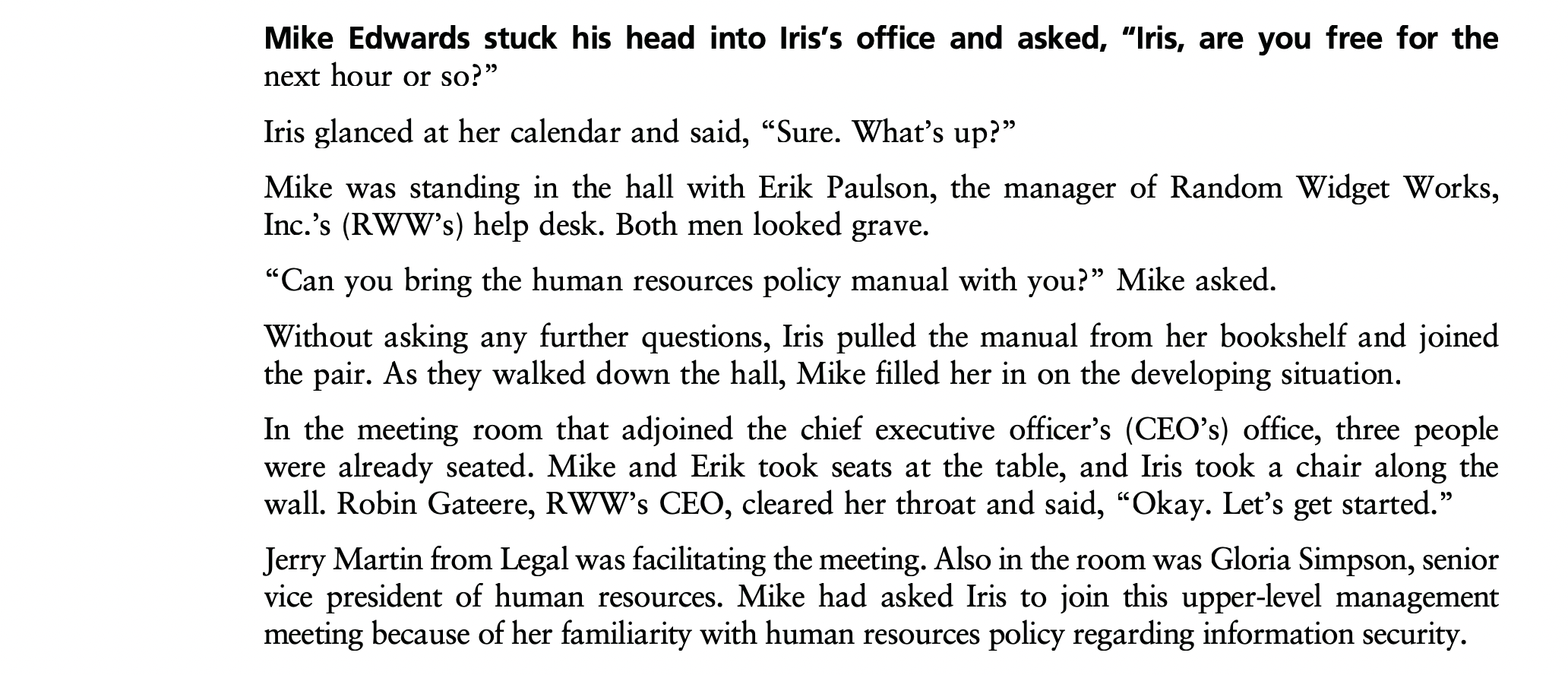 Solved Refer to the chapter 11 closing case scenario. What, | Chegg.com