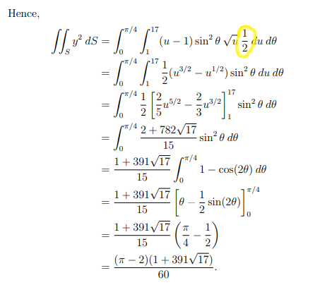 Solved I want to know why the r turned into 1/2 with the | Chegg.com