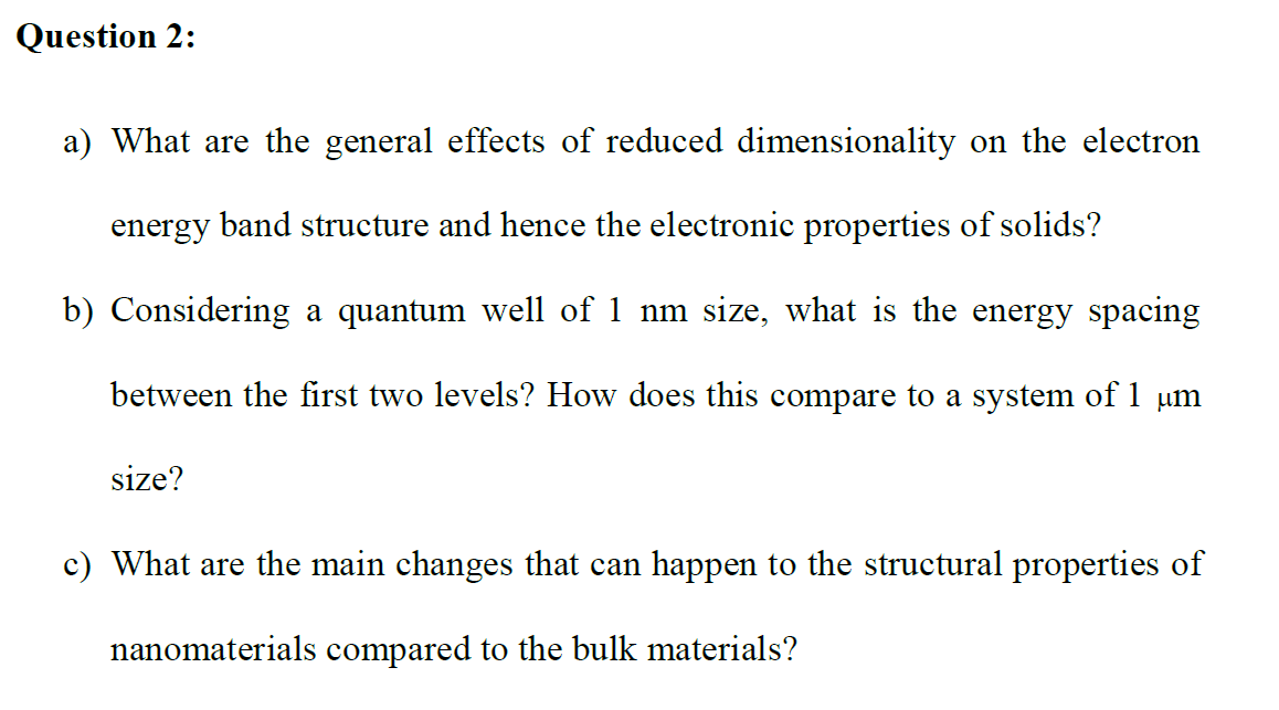 Solved a) What are the general effects of reduced | Chegg.com