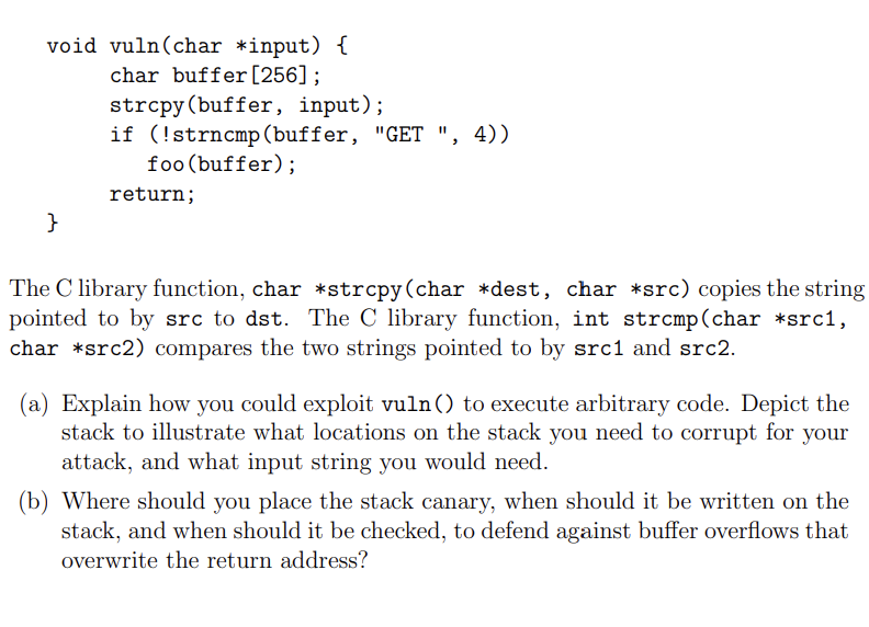 Solved Initially, you will assume a 32-bit linux machine | Chegg.com