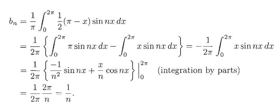 Solved Confused how integration by parts ended up with the | Chegg.com
