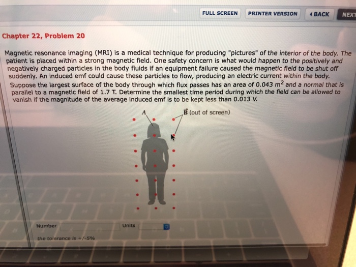 Solved FULL SCREEN PRINTER VERSION BACK NEXT Chapter 22, | Chegg.com