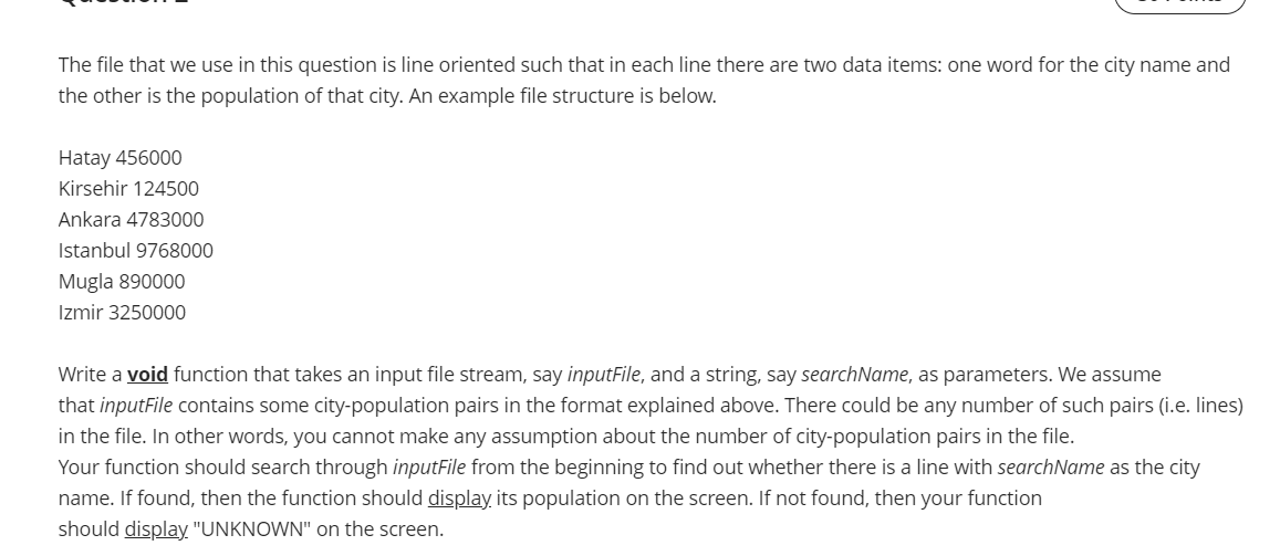 Solved The file that we use in this question is line | Chegg.com