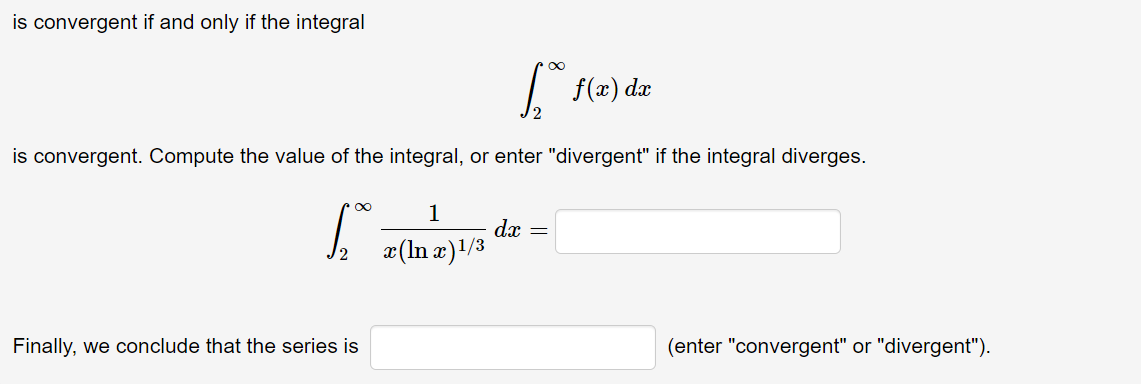 [Solved]: (2 points) We will determine whether the series