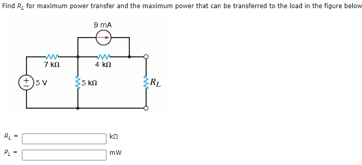 Solved Find R, for maximum power transfer and the maximum | Chegg.com