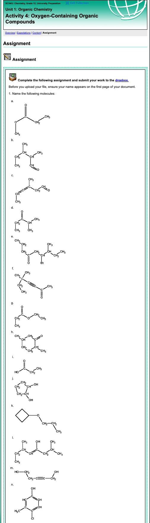 Solved Complete the following assignment and submit your | Chegg.com