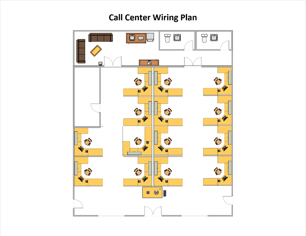 EQUIPMENT • Microsoft Visio 2016 Call Center Wiring | Chegg.com