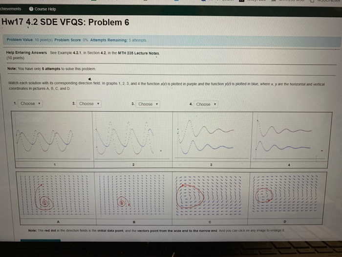 Solved chievements Course Help Hw17 4.2 SDE VFQS: Problem 6 | Chegg.com