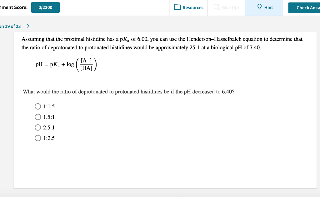 Solved nment Score: 0/2300 Resources [ Give Up? Hint Check | Chegg.com