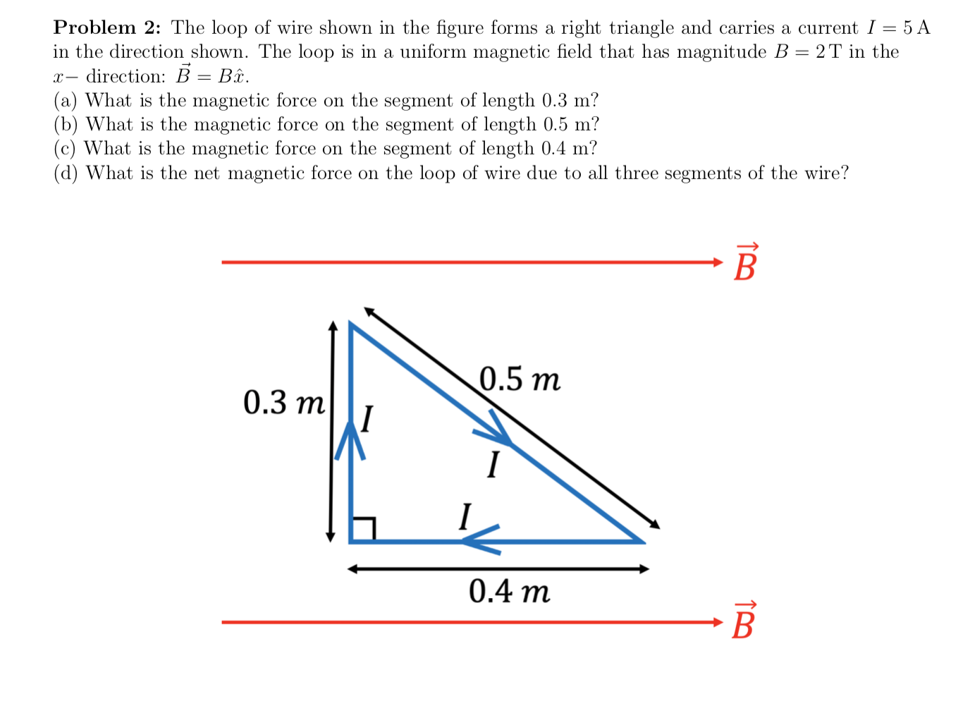 Solved Problem 2: The loop of wire shown in the figure forms | Chegg.com