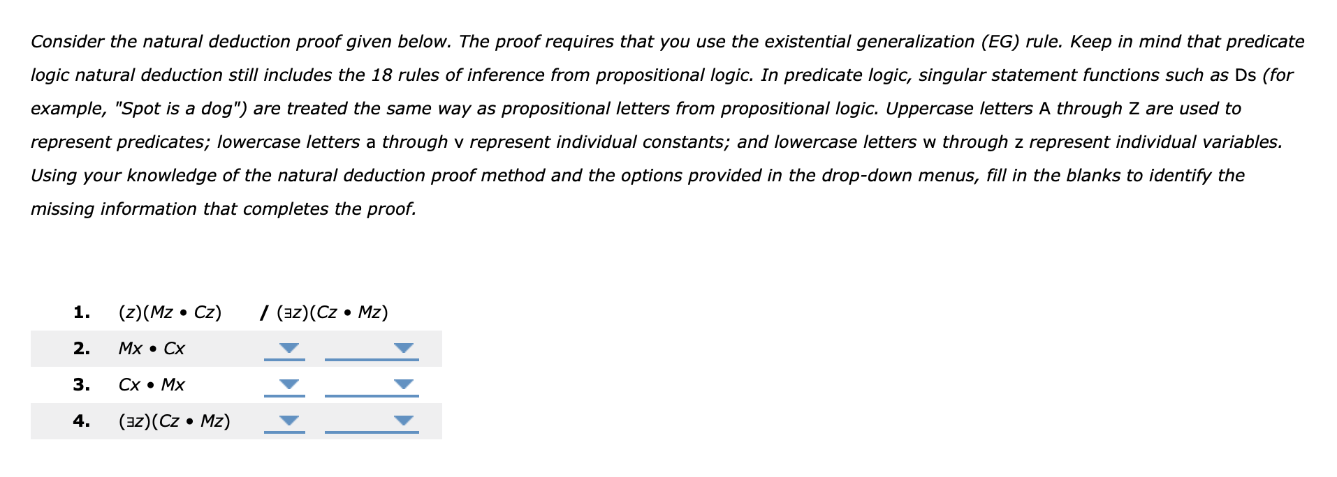Consider the natural deduction proof given below. The | Chegg.com