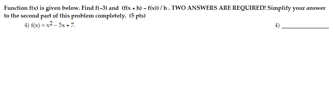Solved Function f(x) is given below. Find f(-3) and | Chegg.com Solved Function f(x) is given below. Find f(-3) and | Chegg.com