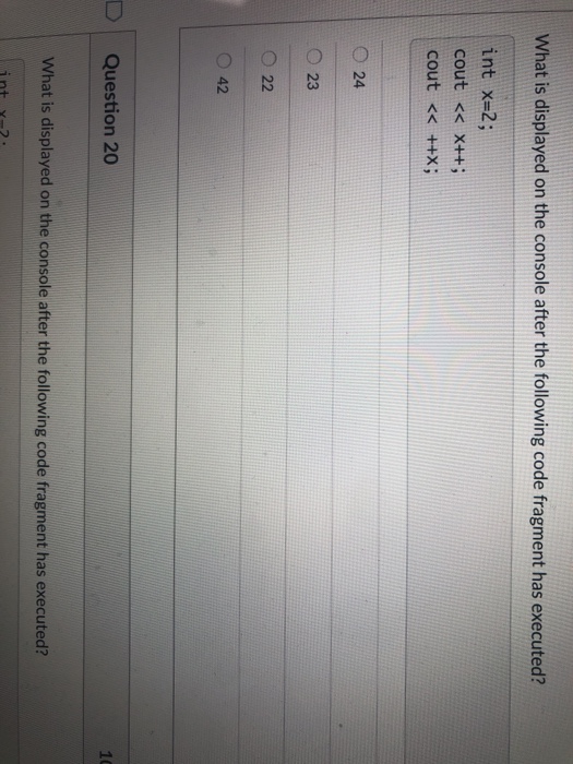 Solved Which statement post-decrements variable num1? num1; | Chegg.com