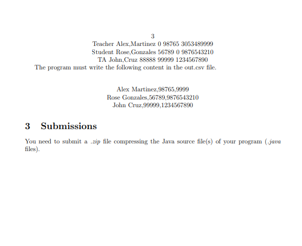 Solved In this assignment, you implement a program for | Chegg.com