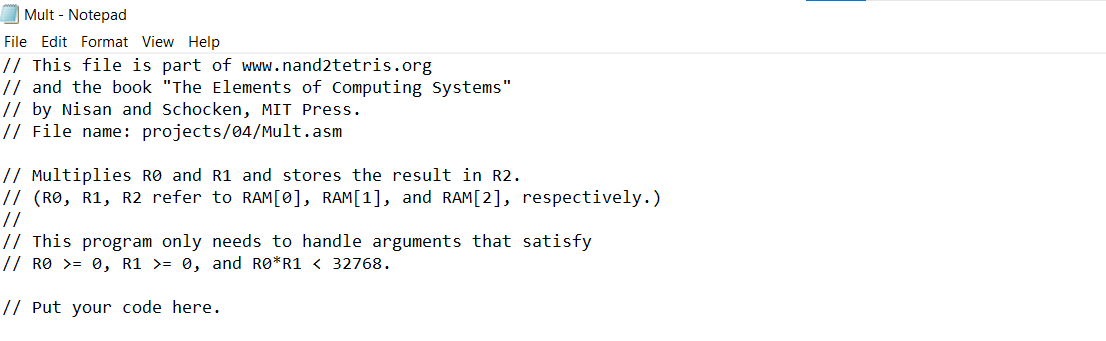 Solved Can you make this MULT ASM code for me | Chegg.com