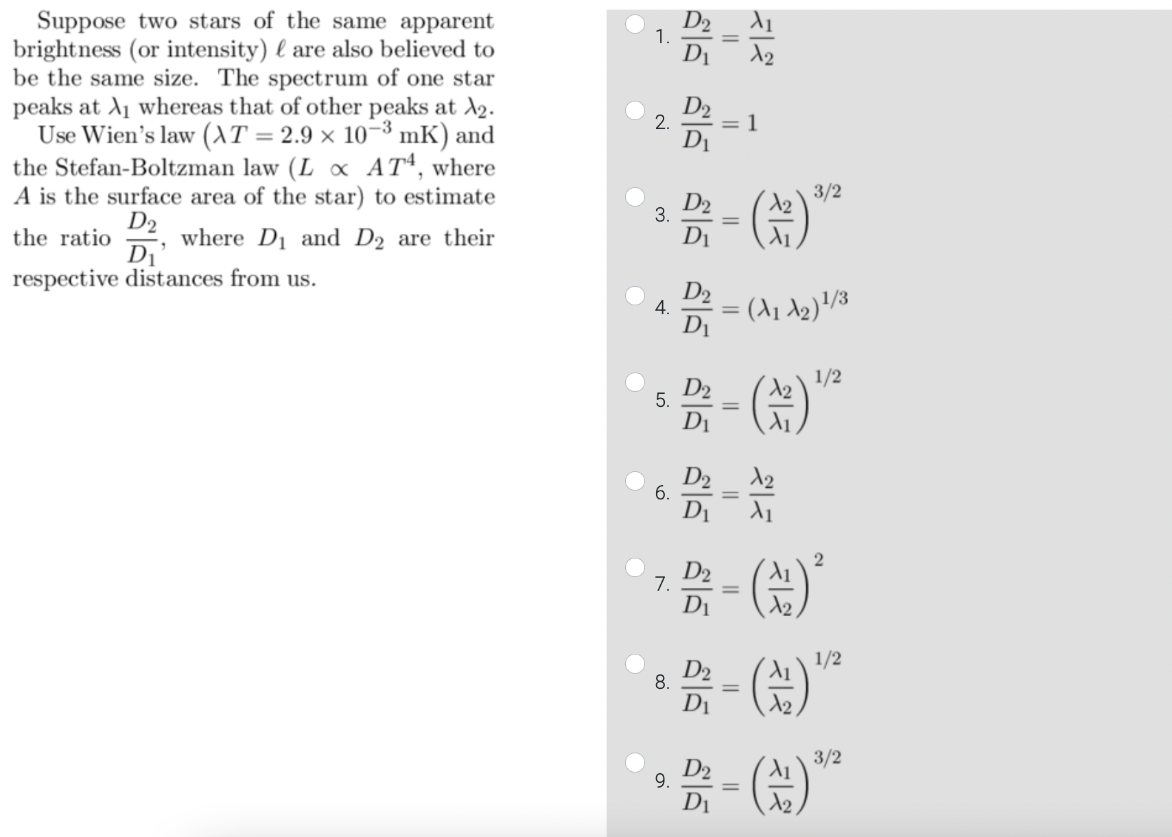 Solved Suppose two stars of the same apparent brightness (or | Chegg.com
