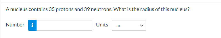 Solved A nucleus contains 35 protons and 39 neutrons. What | Chegg.com