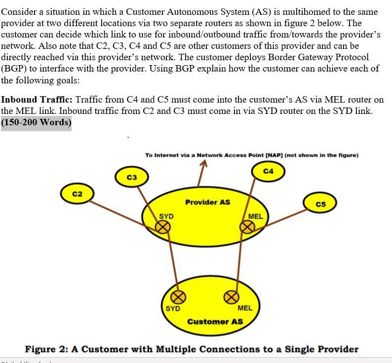 Consider a situation in which a Customer Autonomous | Chegg.com