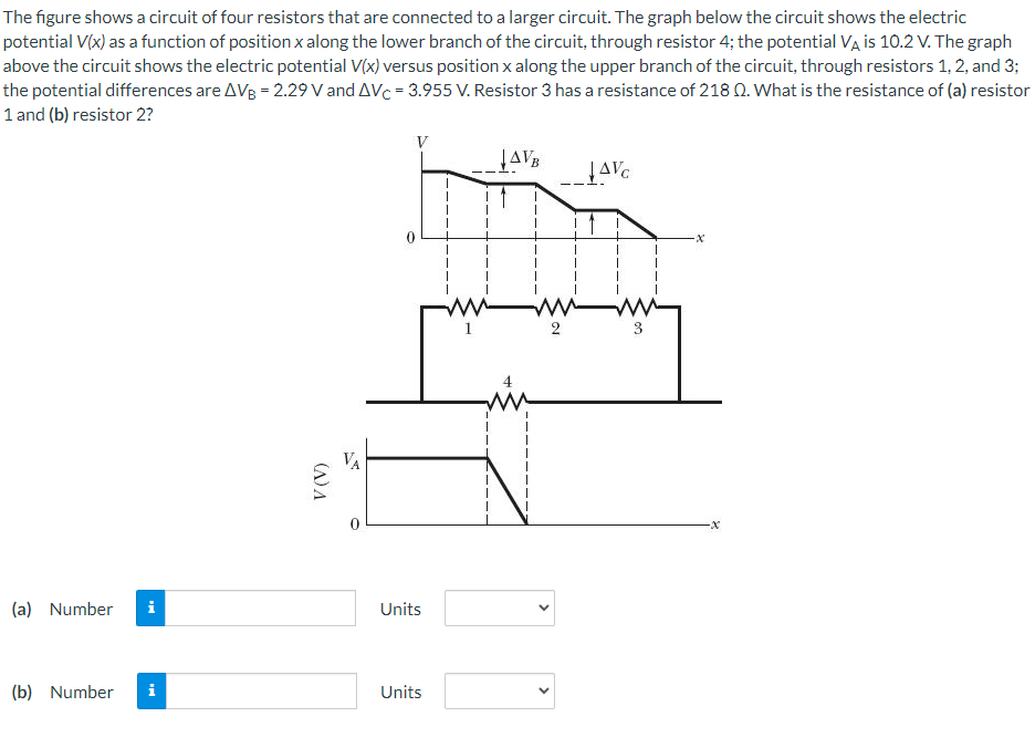 Solved The figure shows a circuit of four resistors that are | Chegg.com