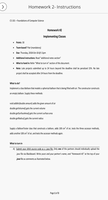 Solved Homework 2- Instructions cS101-Foundations of | Chegg.com