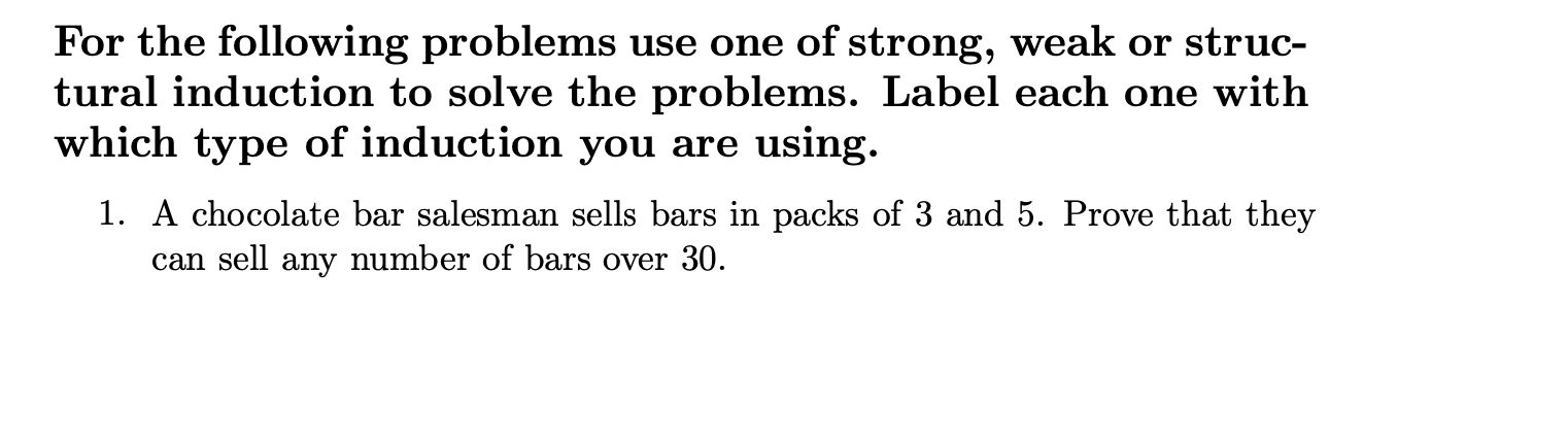 Solved For the following problems use one of strong, weak or | Chegg.com Solved For the following problems use one of strong, weak or | Chegg.com