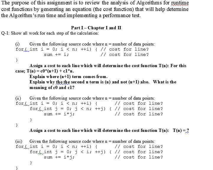Solved The purpose of this assignment is to review the | Chegg.com