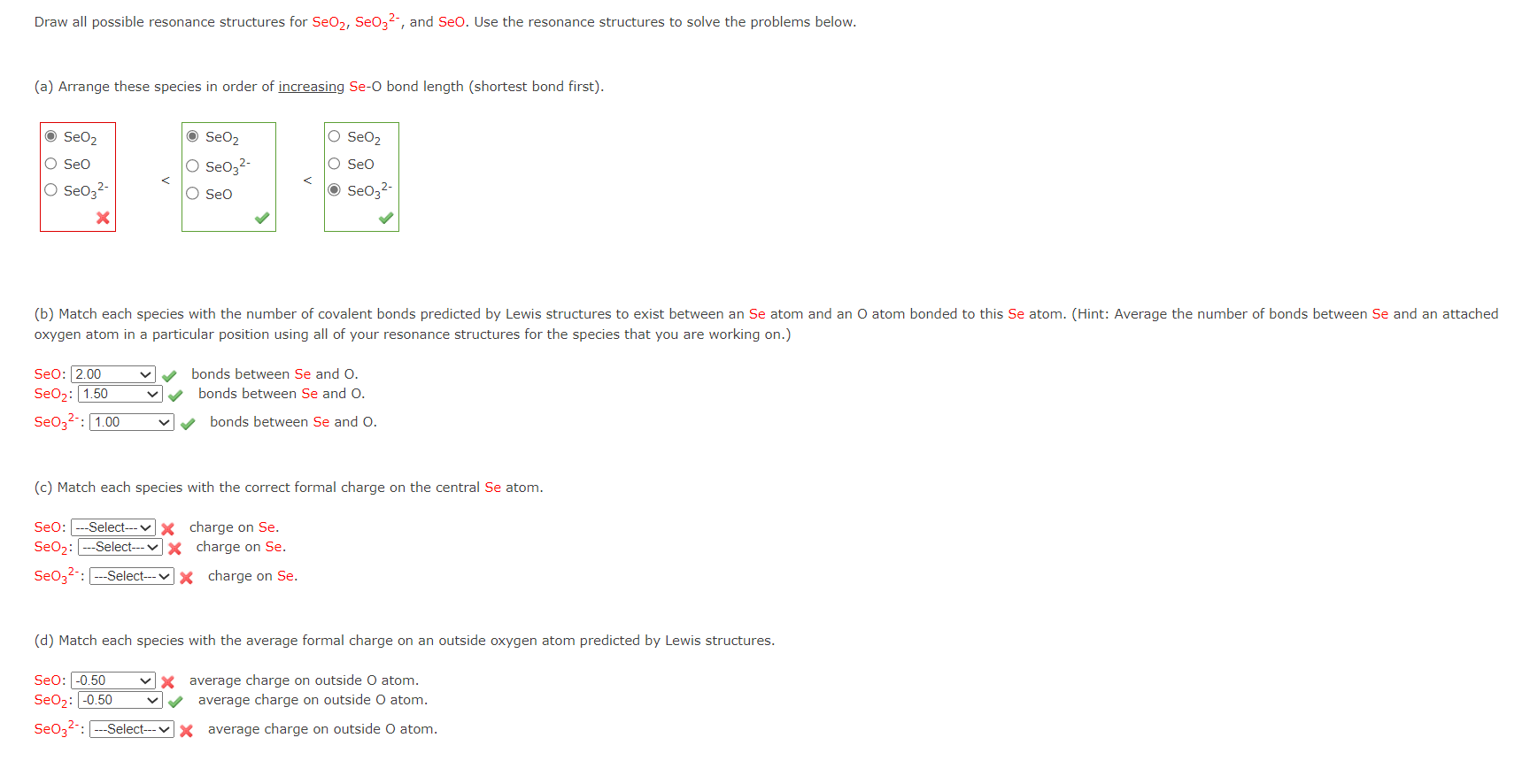 Solved Draw all possible resonance structures for | Chegg.com