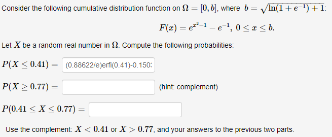 Solved Consider the following cumulative distribution | Chegg.com