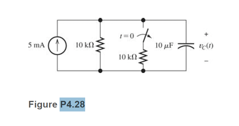 Solved What is the simulated Vc(t) for Figure | Chegg.com