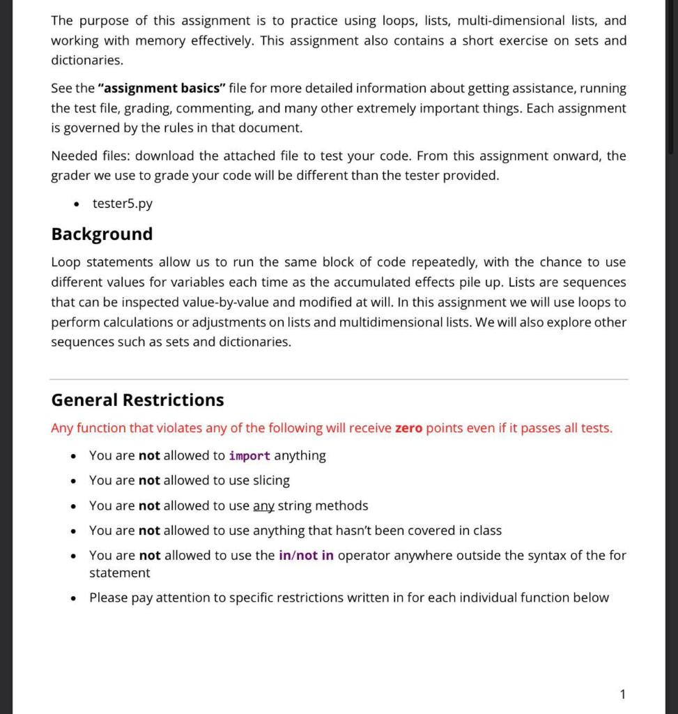 Solved Functions The signature of each function is provided | Chegg.com