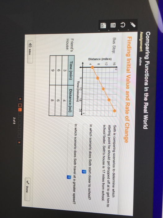Solved Seth is comparing scenarios to determine which | Chegg.com