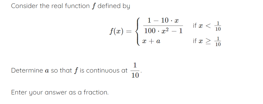 Solved Consider the real function \\( f \\) defined by \\[ | Chegg.com