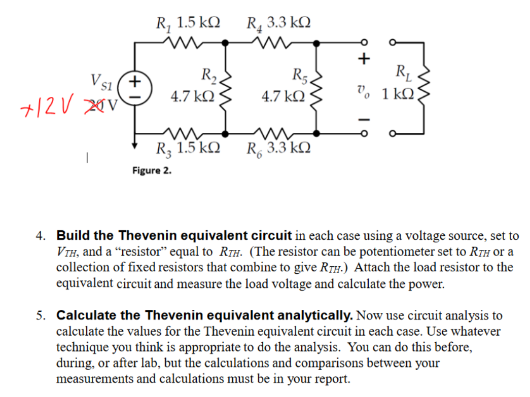 Solved 4. Build the Thevenin equivalent circuit in each case | Chegg.com