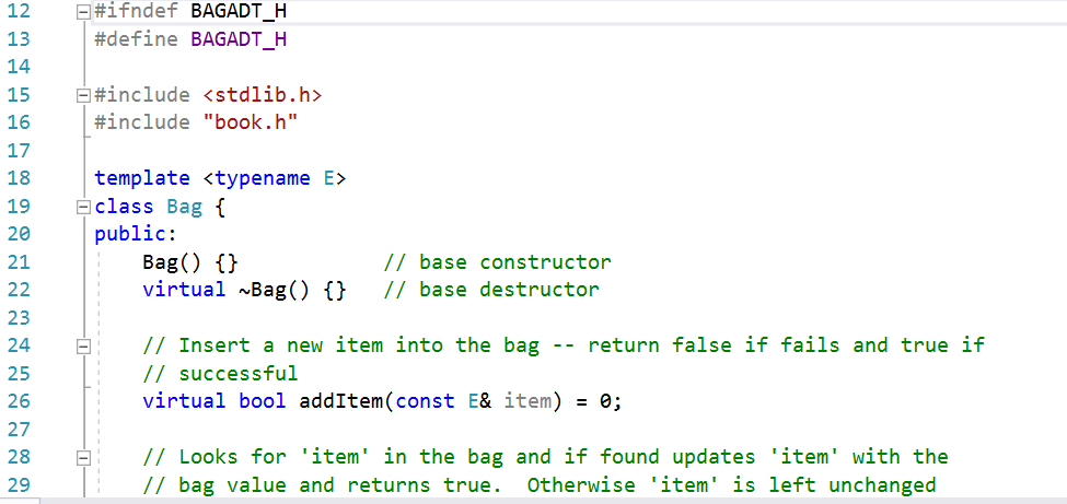 Solved Programming Assignment 1 - Bag-based Dictionary | Chegg.com