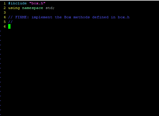 Solved Part 3: Implement a box-drawing class Take a look at | Chegg.com