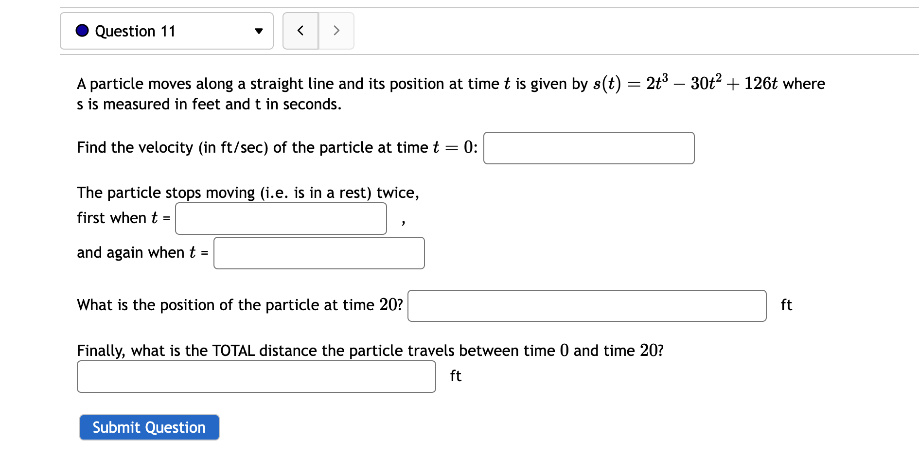 Solved A particle moves along a straight line and its | Chegg.com