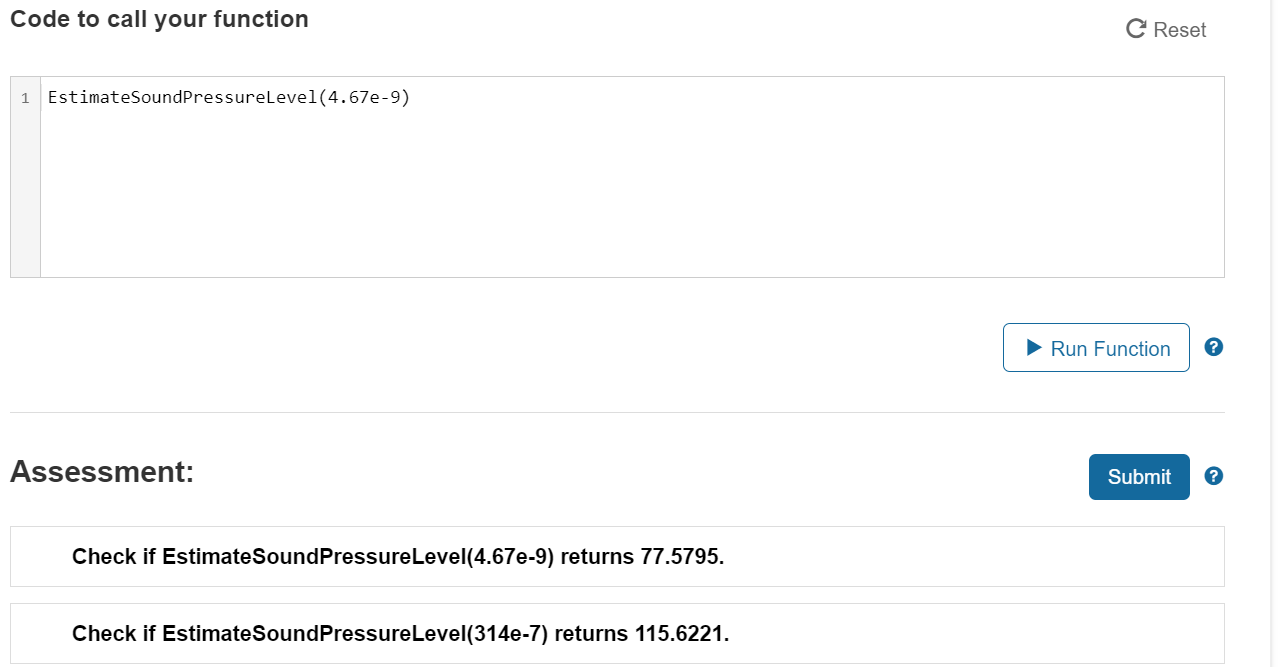Calculating sound pressure level using nonlinear | Chegg.com